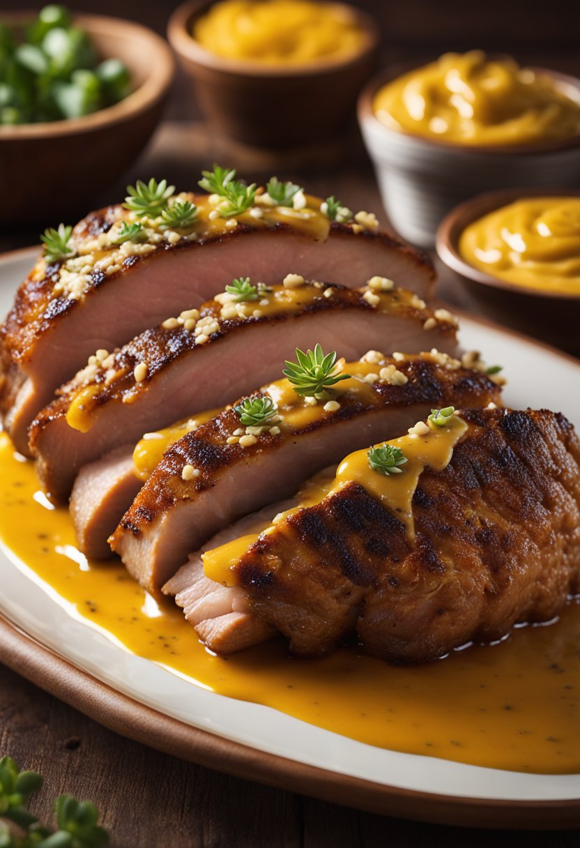Rôti de porc à la moutarde : Une recette savoureuse et facile à réaliser