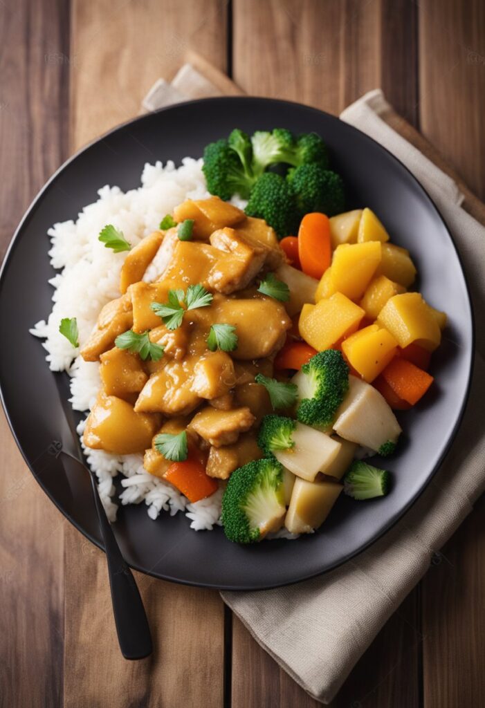 Poulet à l'ananas : Une recette tropicale savoureuse et facile à préparer